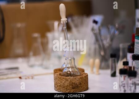 Advance synthesis of chemical compound in a small sealed glass vial for ...