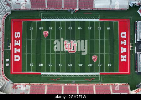 The Rice-Eccles Football Stadium of Utah University at Salt Lake City ...