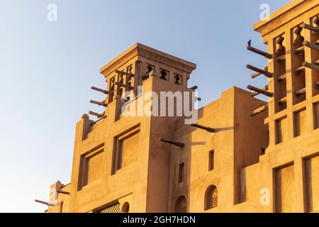 Traditional Arabic cooling wind tower Stock Photo - Alamy