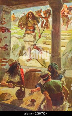 DAVID WITH KING ACHISH Stock Photo - Alamy