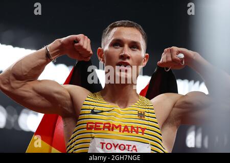 September 2, 2021, Tokyo, Japan: Felix Streng GER, gold medallist in ...
