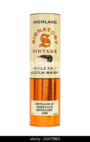 box of SIGNATORY single malt scotch whisky Stock Photo - Alamy