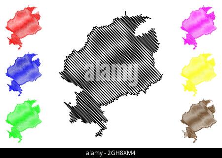 Schaumburg district (Federal Republic of Germany, rural district, State ...