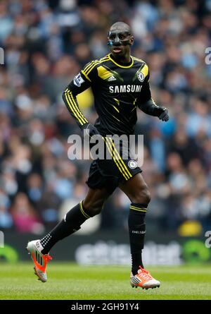 Demba Ba of Chelsea during the Barclays Premier League match between ...