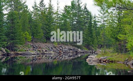 OLYMPUS DIGITAL CAMERA - Scenic view of the Madawaska River in ...