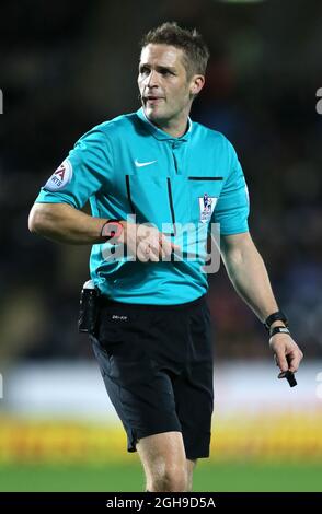 Referee Craig Pawson in action during the Premier League match Arsenal ...
