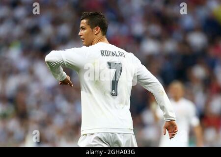 Cristiano Ronaldo of Real Madrid suggests he received an elbow in a ...