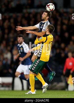 James McArthur of Scotland during the World Cup Qualifying Group F ...