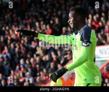 Liverpool's Divock Origi celebrates scoring his side's second goal ...