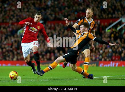 Henrikh Mkhitaryan of Manchester United attacks during the UEFA Europa ...