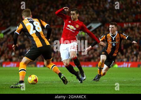 Henrikh Mkhitaryan of Manchester United attacks during the UEFA Europa ...