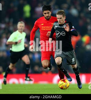 Emre Can of Liverpool during the EFL Cup, Semi-Final, 2nd Leg match at ...