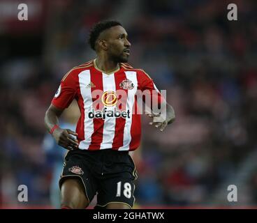 Jermain Defoe of Sunderland during the English Premier League match at ...
