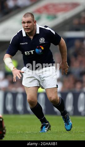 Gordon Reid of Scotland during the Six Nations match at Twickenham ...