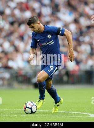 Chelsea's Alvaro Morata in action during the premier league match at ...