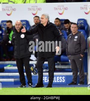 A unhappy Manchester United Manager Jose Mourinho - Manchester United v ...