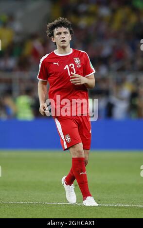 Serbia's Milos Veljkovic during the FIFA World Cup Group G match at ...