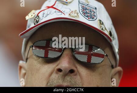 England fan ahead of the FIFA World Cup Group L match at Boston Stadium ...
