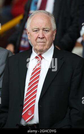 Scotland football manager Craig Brown flanked by his son John and ...
