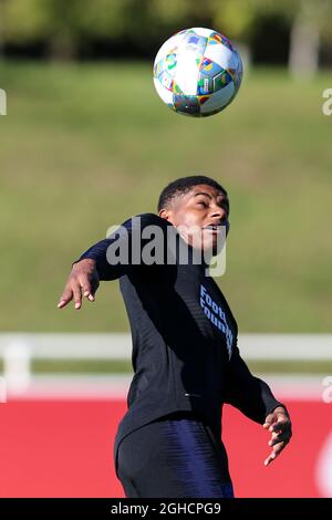 Marcus Rashford of England controls the ball during a FIFA Men’s World ...