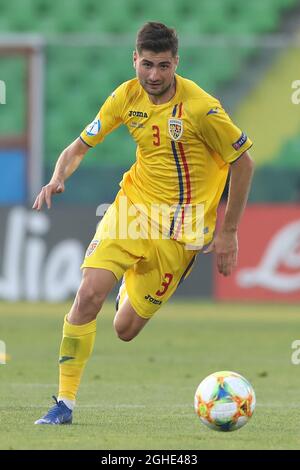 Florin-Bogdan Stefan of Romania during the UEFA Under-21 Championship ...