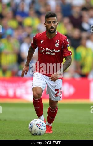 Tiago Silva of Nottingham Forest during the Sky Bet Championship match ...