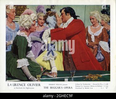 LAURENCE OLIVIER as Captain MacHeath in THE BEGGAR'S OPERA 1953 ...