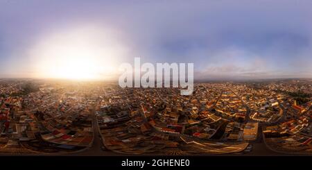360° view of Aerial 360 equirectangular panorama High Island Beach ...