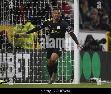 Gabriel Jesus goal celebrate during the UEFA Champions League, League ...