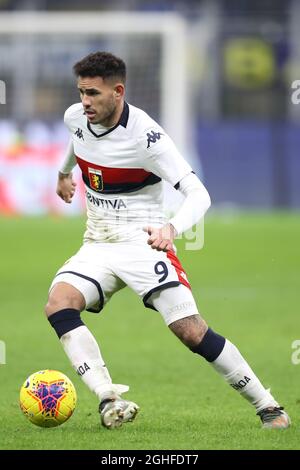 Toni Sanabria of Genoa CFC during the Serie A match at Giuseppe Meazza ...
