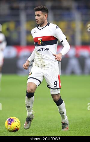 Toni Sanabria of Genoa CFC during the Serie A match at Giuseppe Meazza ...