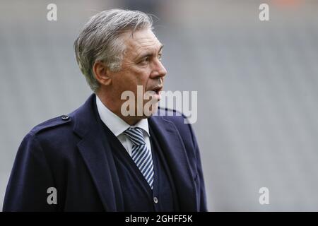 Everton manager Carlo Ancelotti during the Premier League match at St ...