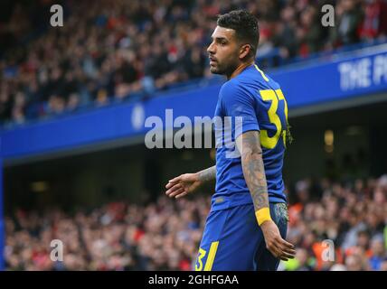 ChelseaÕs Emerson Palmieri during the FA Cup match at Stamford Bridge ...