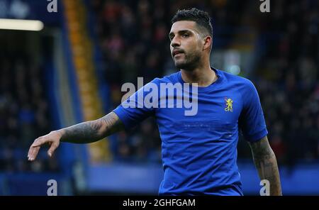 ChelseaÕs Emerson Palmieri during the FA Cup match at Stamford Bridge ...