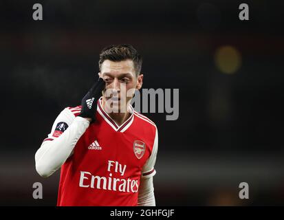 Arsenal's Mesut Ozil during the FA Cup Fourth Round match at the ...
