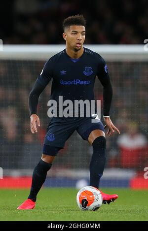 Mason Holgate during the Premier League match between Chelsea and ...