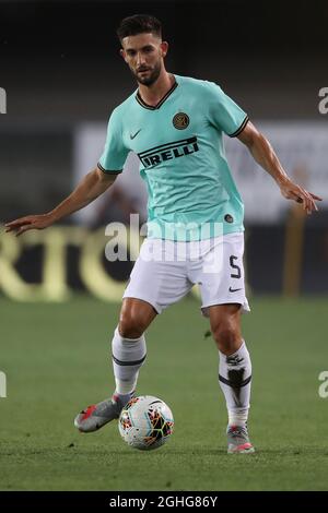 Inter's Italian midfielder Roberto Gagliardini after red cards during ...