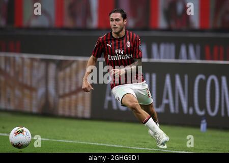 Italian defender Davide Calabria of AC Milan during the Serie A match ...