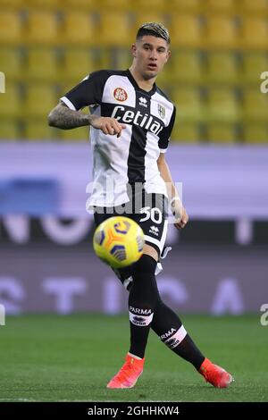 Lautaro Valenti of Parma Calcio in action during the Serie A match ...