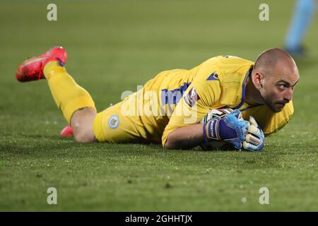 Elia Benedettini of San Marino holds onto the ball during the FIFA ...