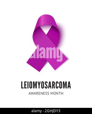 Cancer Ribbon. Leiomyosarcoma. Vector illustration Stock Vector Image ...