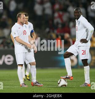 England's Wayne Rooney look dejected after the final whistle during the ...