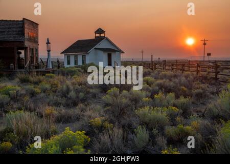 USA, Oregon, Fort Rock Homestead Museum Stock Photo - Alamy
