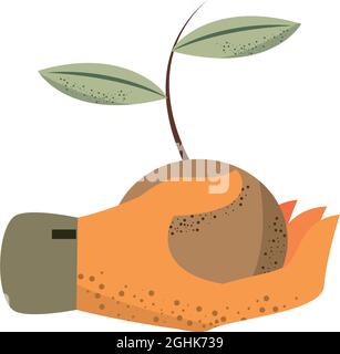 hand lifting plant Stock Vector Image & Art - Alamy