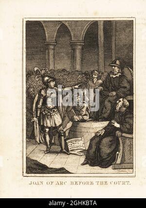 Trial of Joan of Arc for heresy, 1431 Stock Photo - Alamy