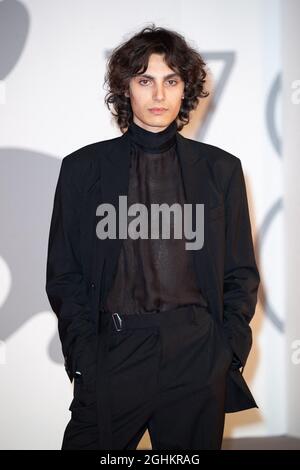 Francesco Cavallo walking the red carpet for the premiere of the film ...
