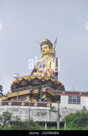 Tso Pema Monastery in Rewalsar town, Himachal Pradesh state in India ...