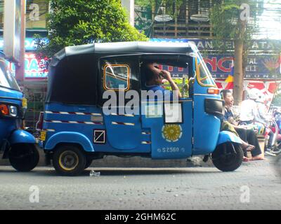 Auto Rickshaw. An auto rickshaw is a motorized version of the pulled ...