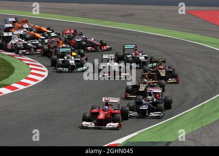 Pole sitter Pastor Maldonado (VEN) Williams. Spanish Grand Prix ...