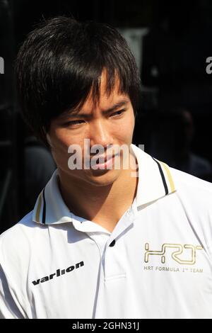 Ma Qing Hua (CHN) Hispania Racing F1 Team (HRT) F112 Test Driver ...